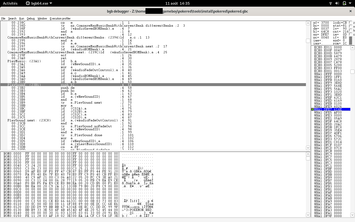 Episode 1 reverse engineering and exploitation of pokemon red and blue - Gogo's Blog